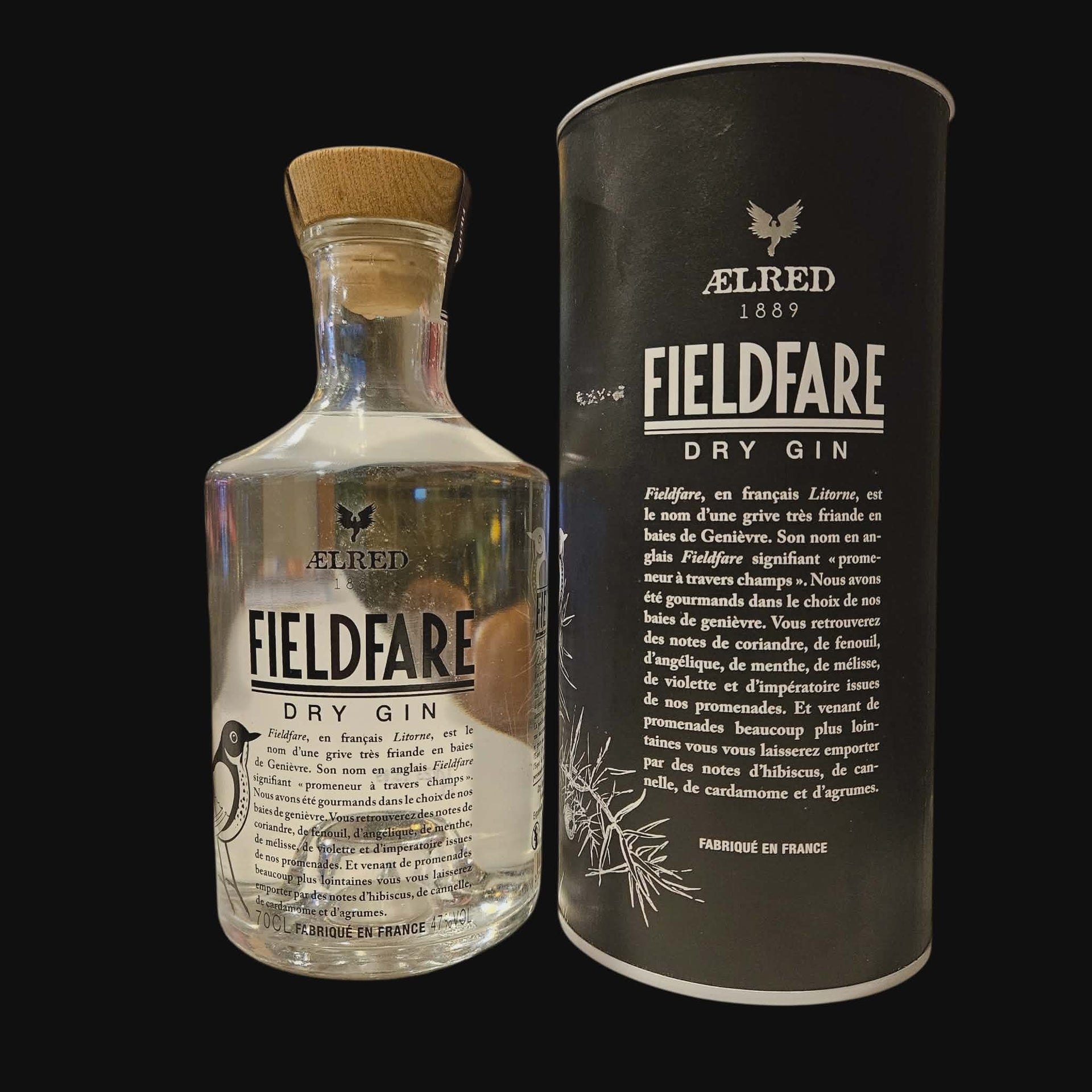 Aelred Fieldfare – Dry Gin – whisky'z